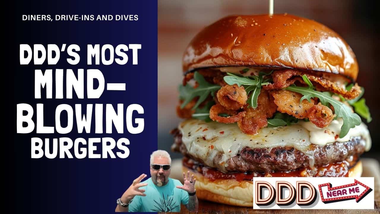 Craziest Burgers on Diners, Drive-Ins, and Dives: Flavors That Defy ...