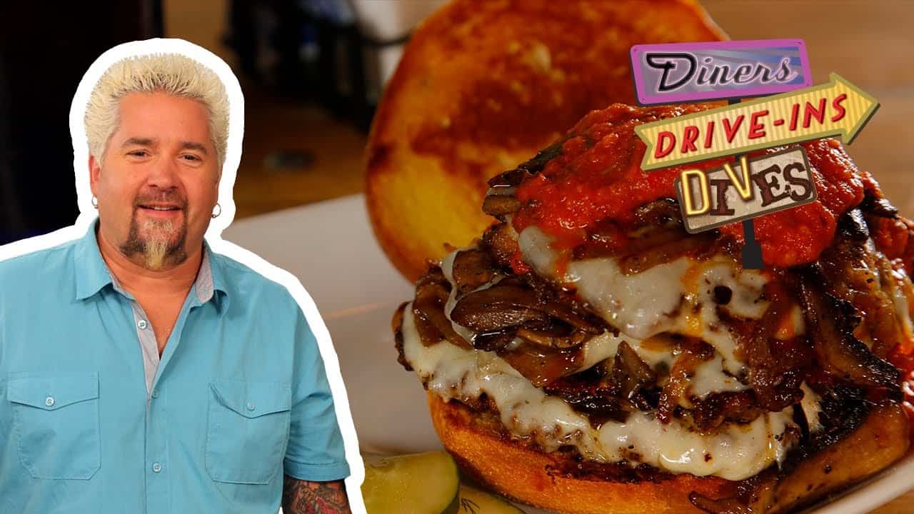 Guy Fieri Eats a Meatball Burger